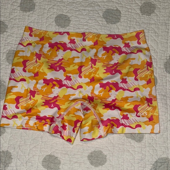 Asics | Shorts | Nwot Asics Colorful Camo Spandex Shorts | Poshmark